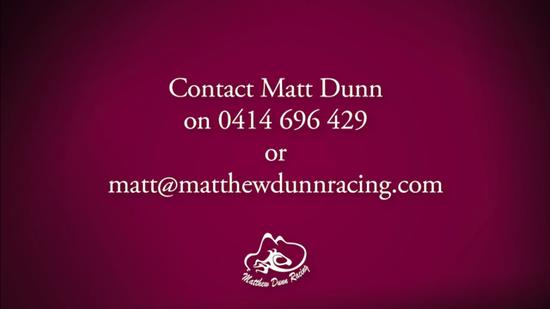 Australian Horse Trainer Matthew Dunn
